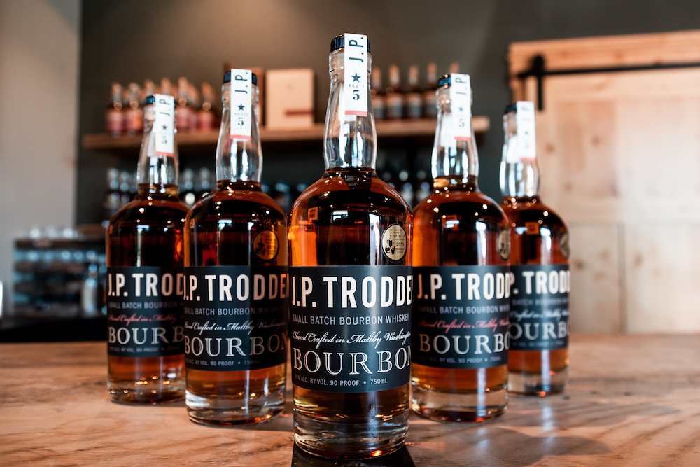 Black Label J P Trodden Artisan Crafted Washington Bourbon